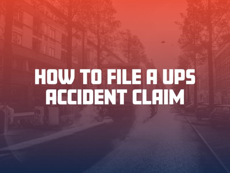 Filing a UPS Delivery Accident Claim | Fine Law Firm